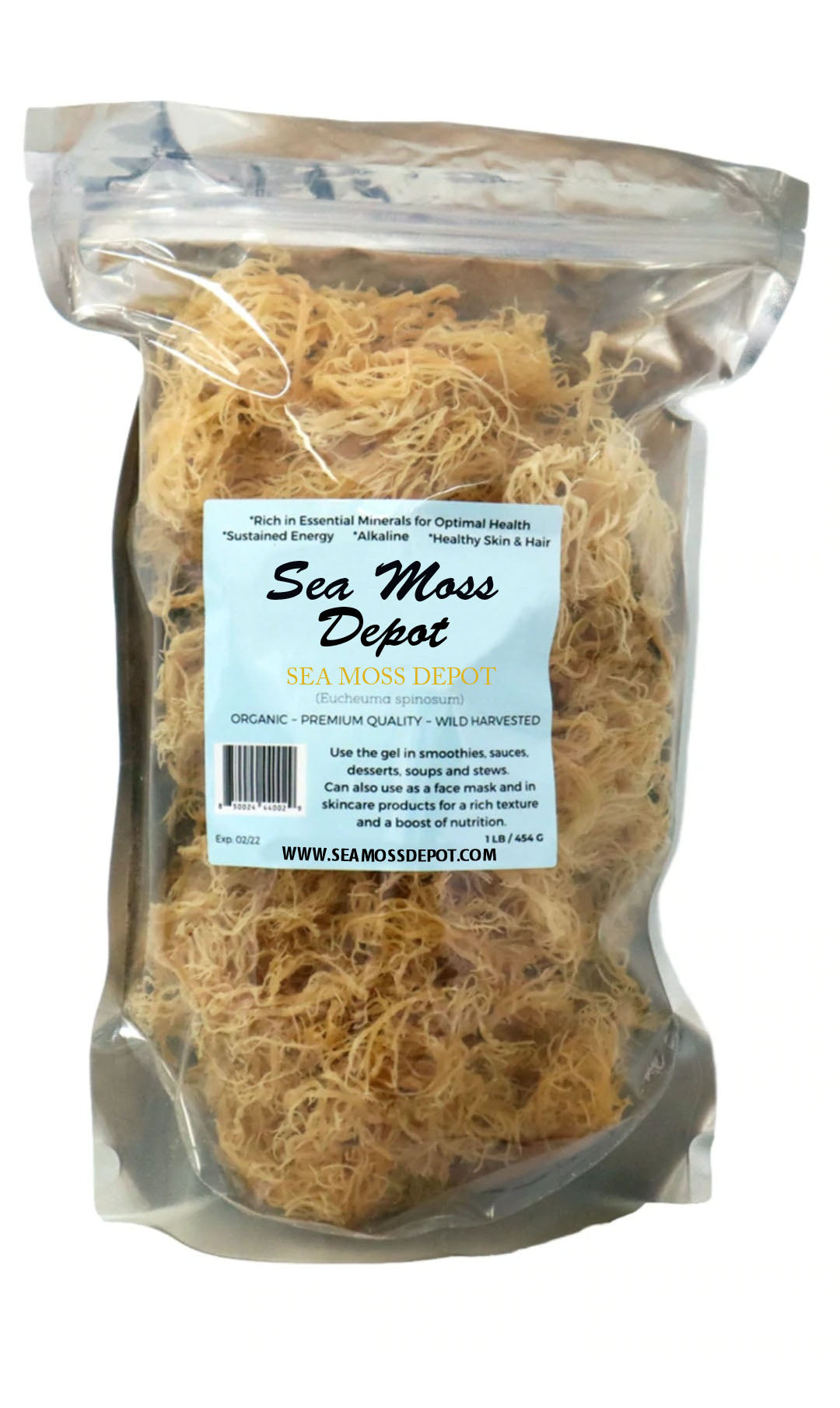 Wholesale Gold Sea Moss – 5 lbs | Premium Organic St. Lucia Sea Moss ...